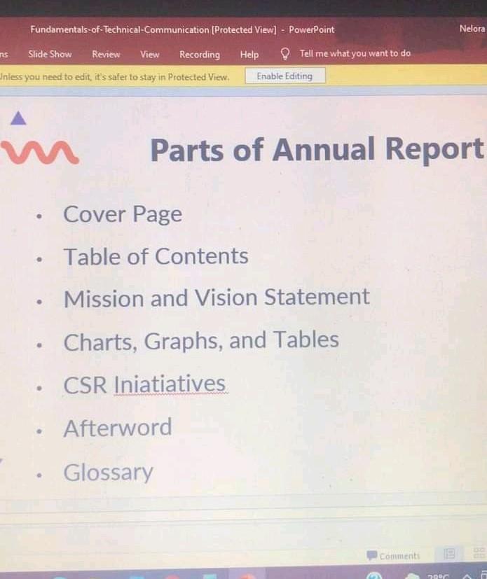 Solved Nelora RS Fundamentals-of-Technical-Communication | Chegg.com