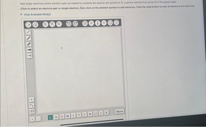 Solved Add single electrons and/or electron pairs as needed | Chegg.com