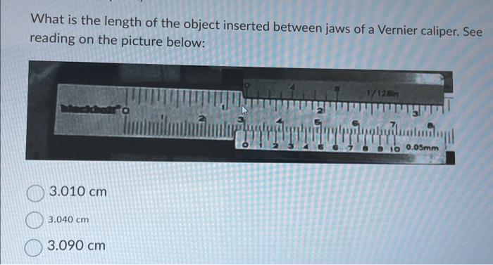 Solved What is the length of the object inserted between | Chegg.com
