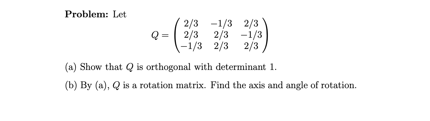 Solved Please solve this linear algebra question, showing | Chegg.com