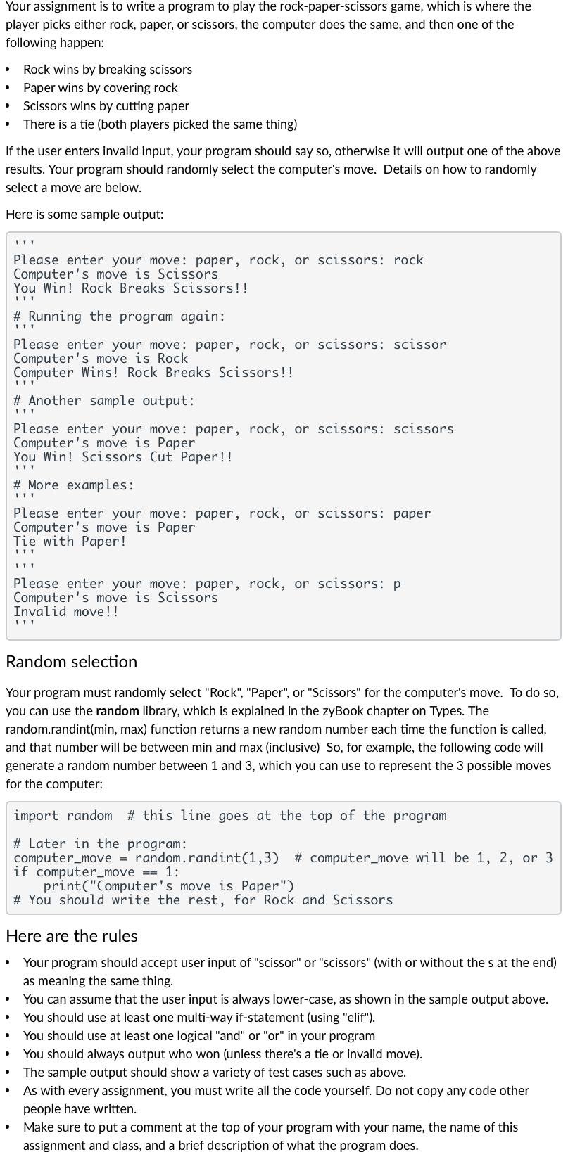Solved Needing help with this Python assignment ﻿Your | Chegg.com