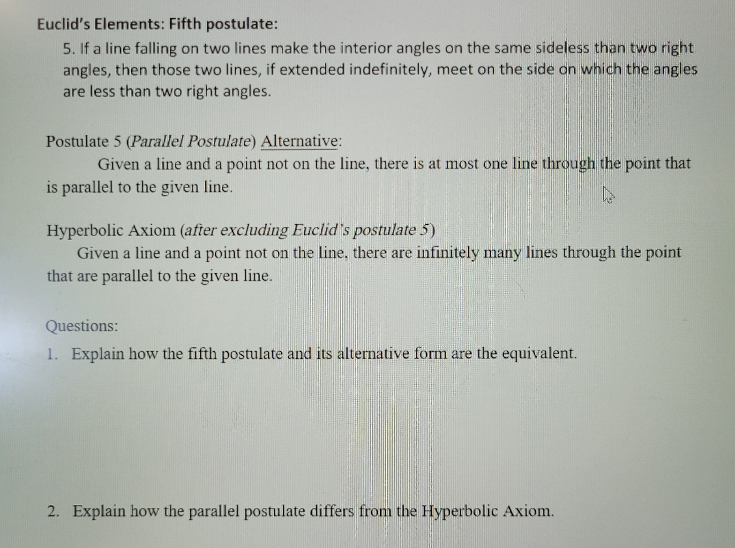 Solved I need help answering and understanding question 2 | Chegg.com Solved I need help answering and understanding question 2 | Chegg.com