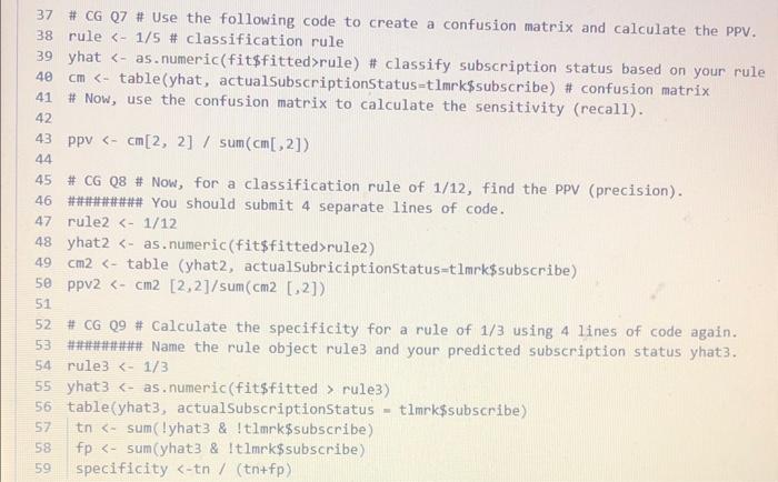 37 \#CG Q7 \# Use the following code to create a | Chegg.com