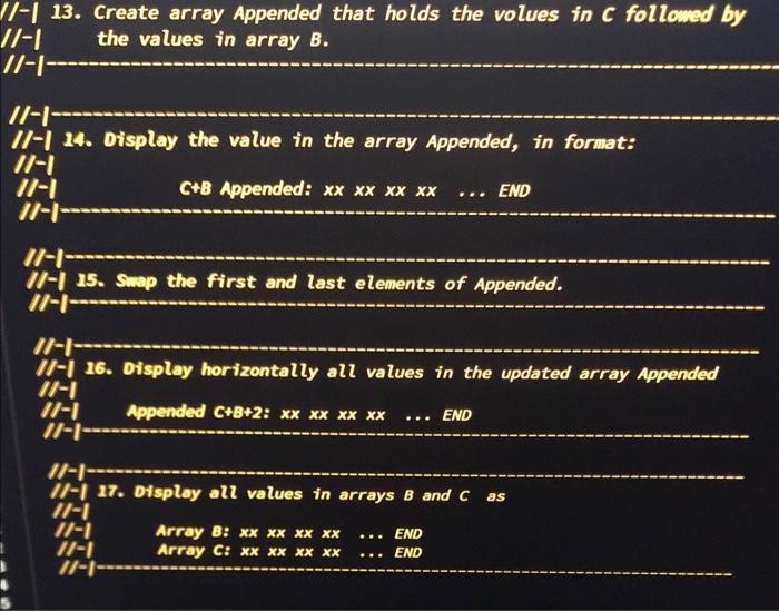 Solved anipulates arrays using functions. You are expected | Chegg.com