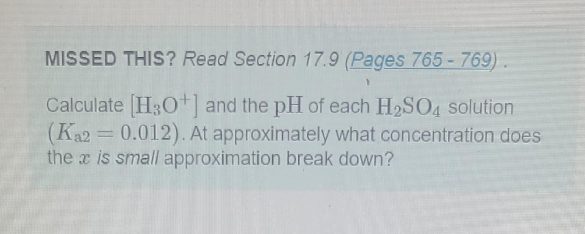 Solved Calculate [H3O+]for a 0.48M solution. Express your | Chegg.com