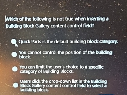 Solved Which of the following is not true when inserting a | Chegg.com