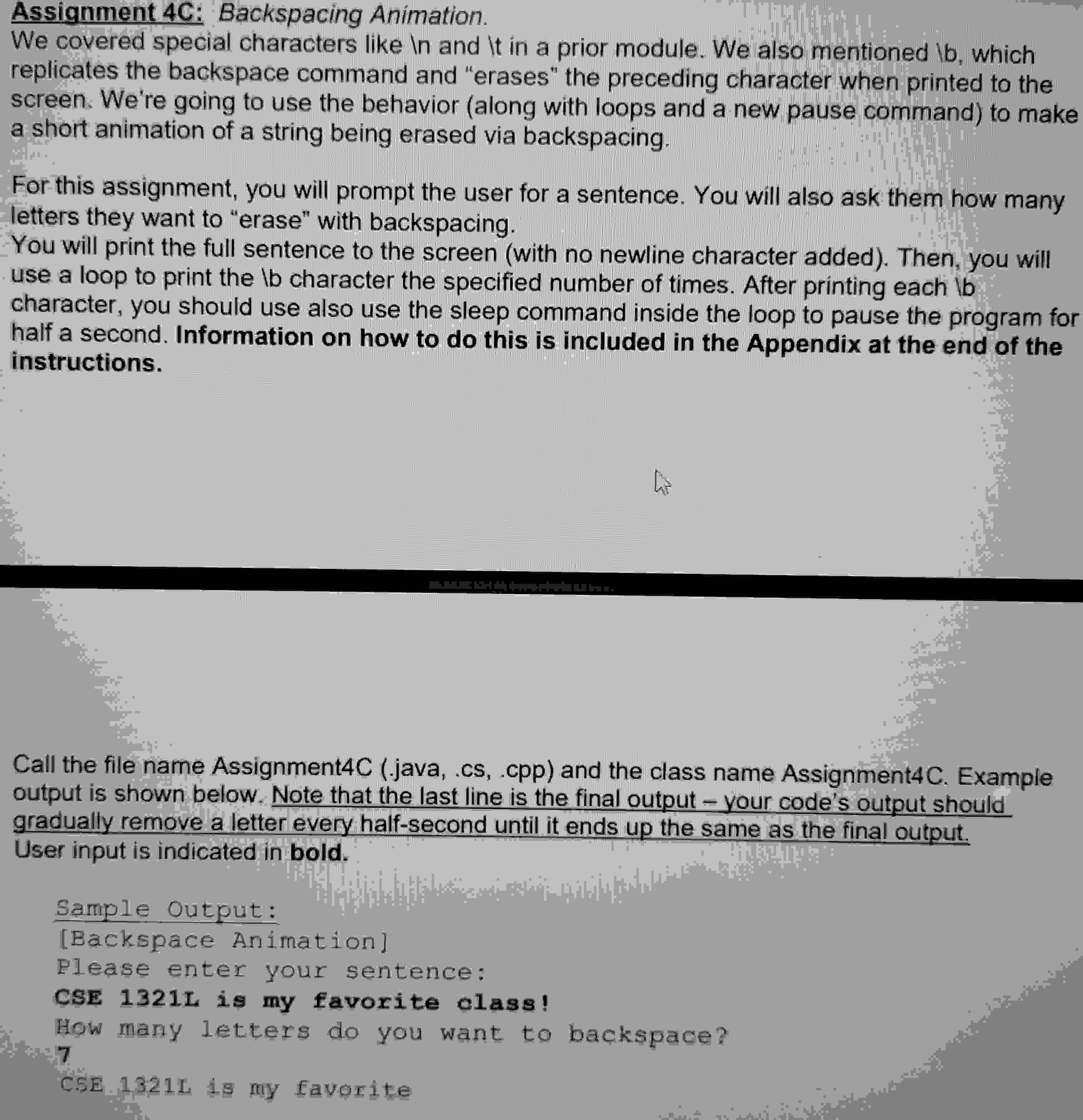 Solved Please do this for c++Call the file name Assignment4C | Chegg.com