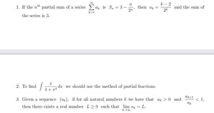 Solved True or False. very very brief explanation i need the | Chegg.com
