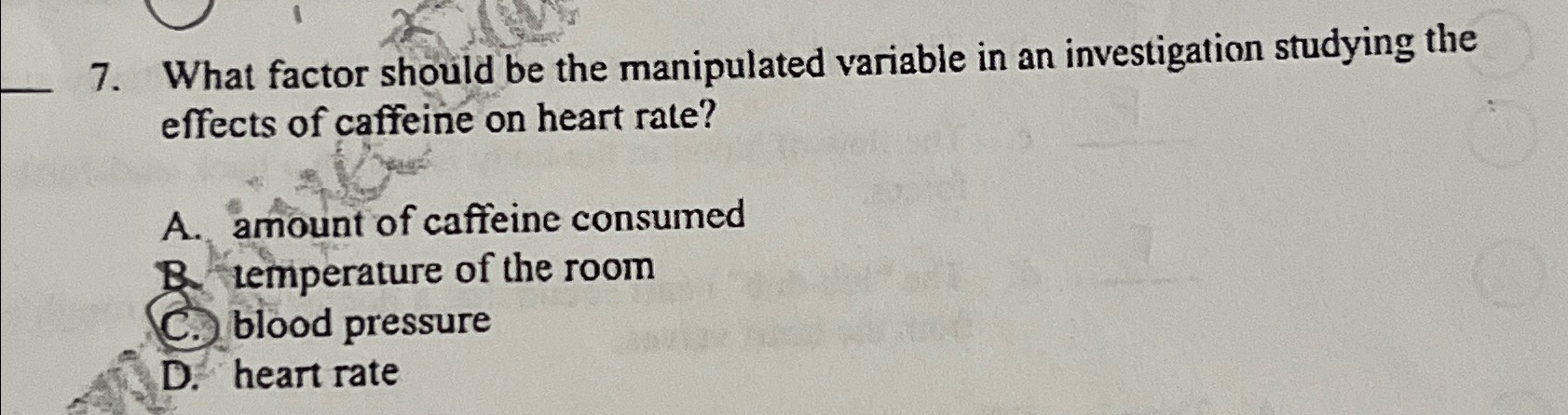 Solved What factor should be the manipulated variable in an | Chegg.com