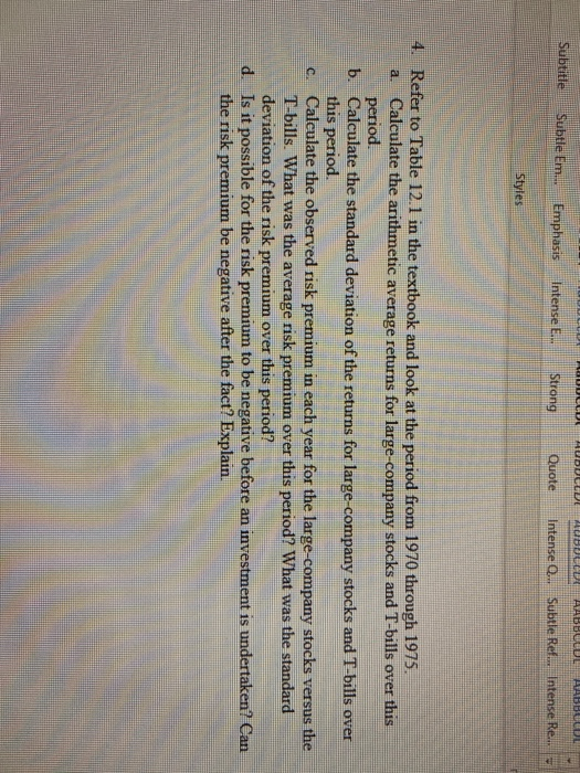 Solved Subtitle Subtle Em... Emphasis Intense E... HUDDELDL | Chegg.com