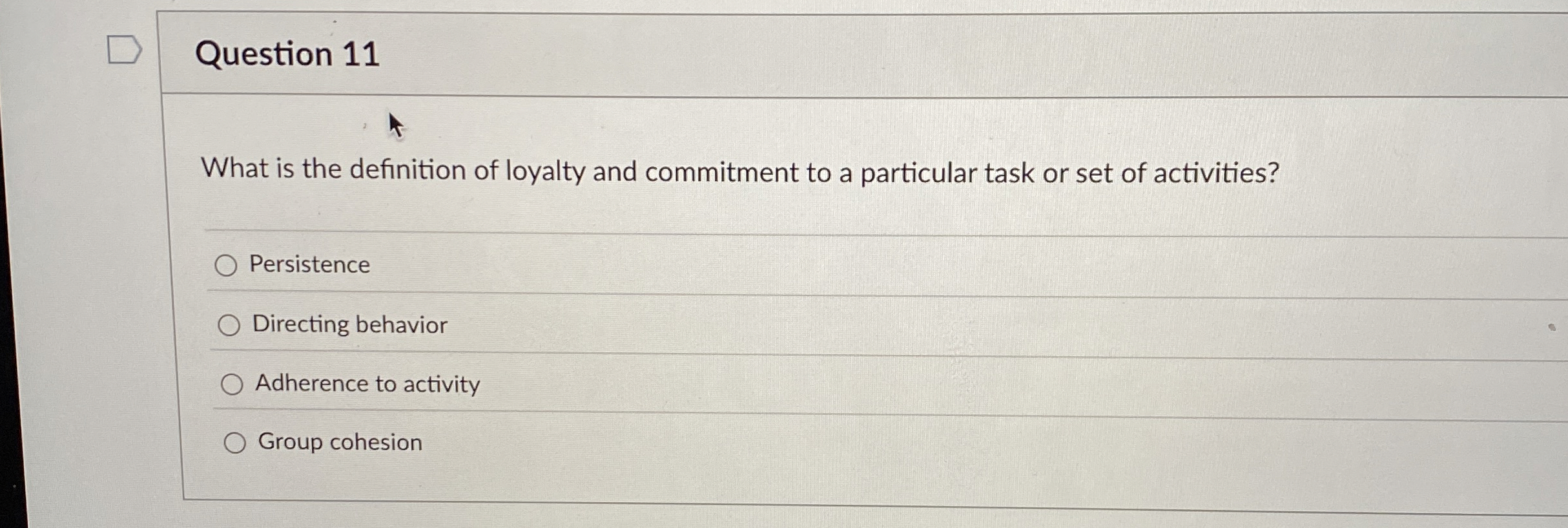 Solved Question 11What is the definition of loyalty and | Chegg.com