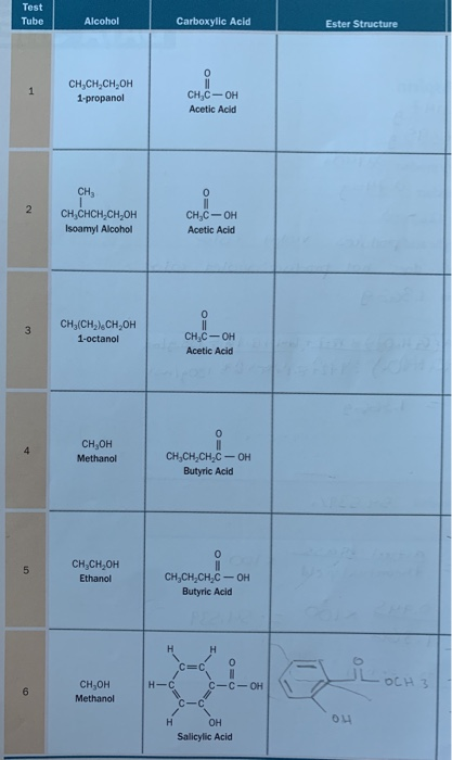 Solved Part B: Syntheses of Fragrant Esters Fragrant Esters | Chegg.com