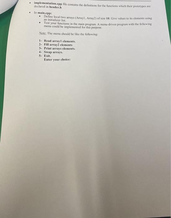 Solved Required Tasks: Write a Ctt program that has three | Chegg.com