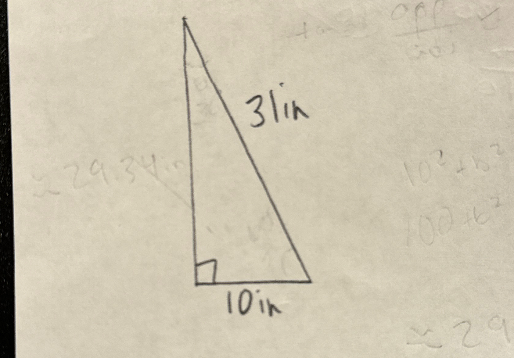 Solved Find all missing sides and angles for this triangle. | Chegg.com