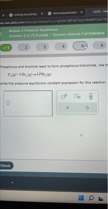 Solved Shosphorus and bromine react to form phosphorus | Chegg.com