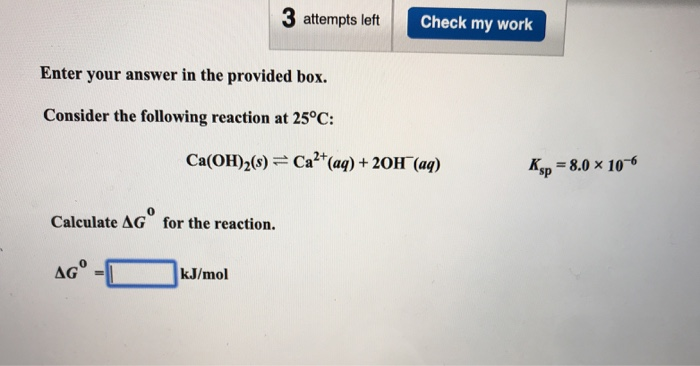 Solved 3 attempts left Check my work Enter your answer in | Chegg.com