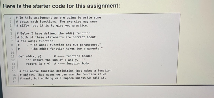 Solved Tasks: Finish implementing the subtract() function | Chegg.com
