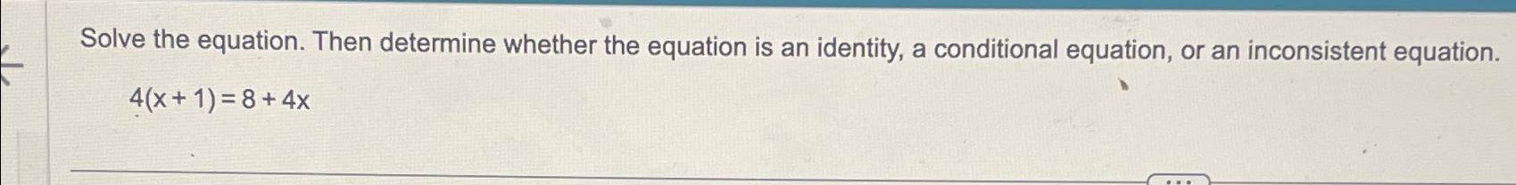 Solved Solve the equation. Then determine whether the | Chegg.com