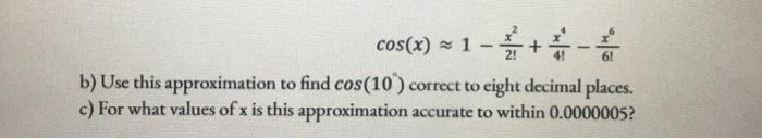 Solved Exercise: a) What is the maximum possible error in | Chegg.com