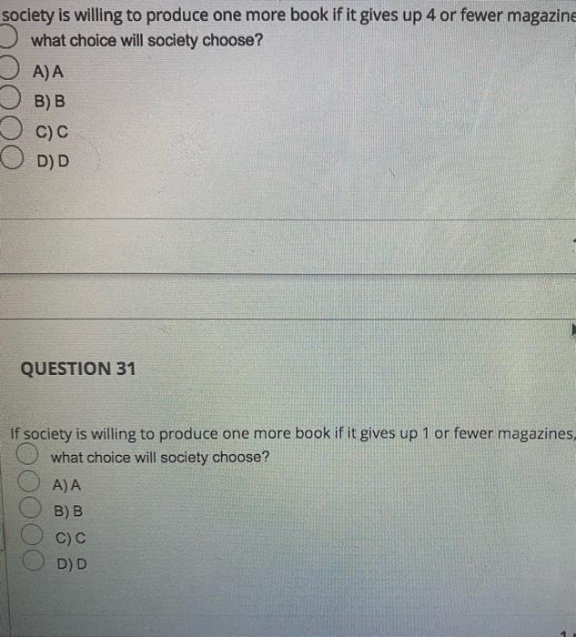 Solved Use the following information to answer the next | Chegg.com