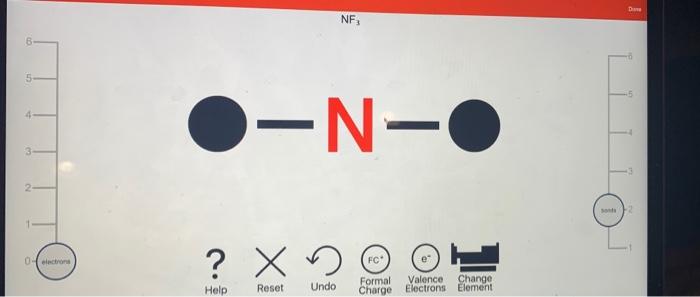 Solved Draw the Lewis structure of NF3. -N-O Click to edit | Chegg.com