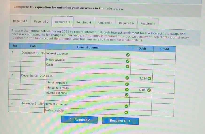 Solved the journal entries during 2023 to record Interest, | Chegg.com