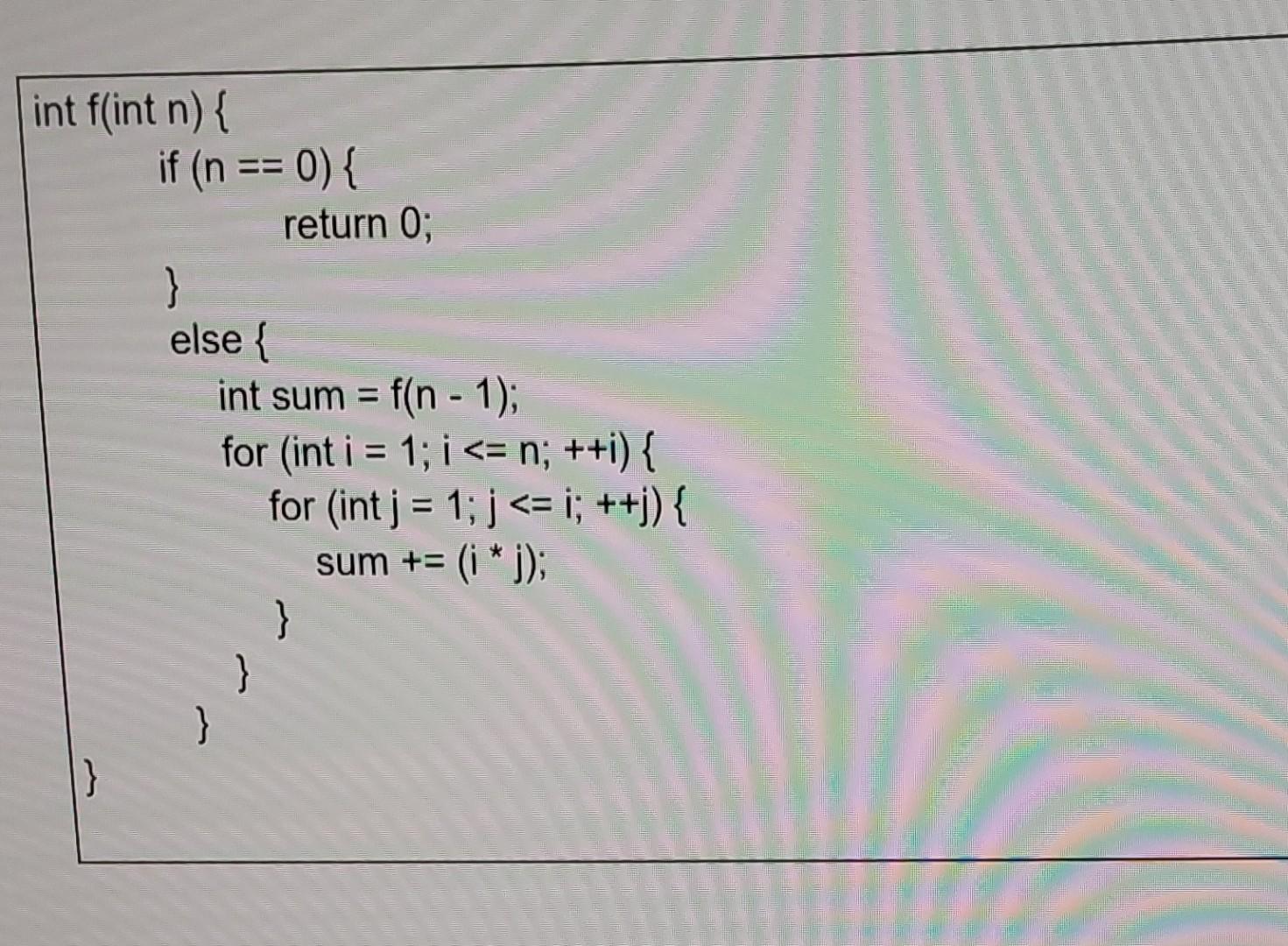 Solved What is The time complexity in Big O. Please explain | Chegg.com