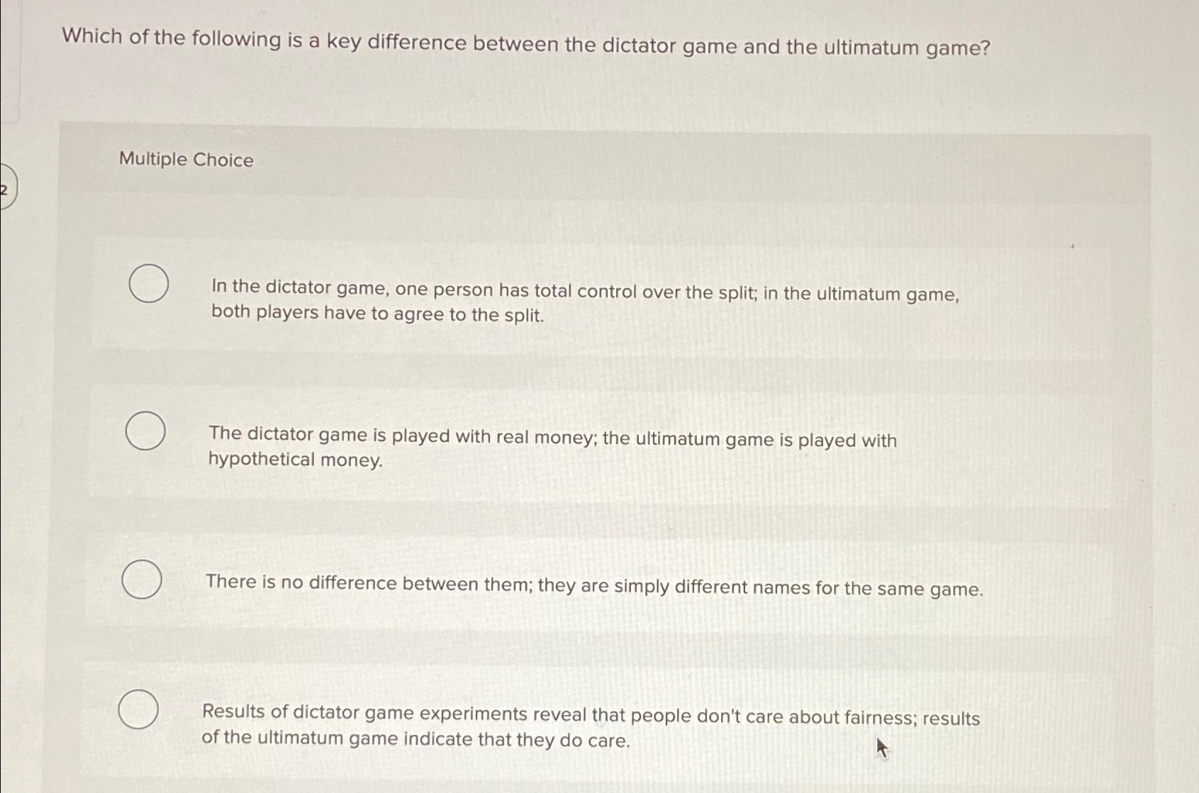 Solved Which of the following is a key difference between | Chegg.com