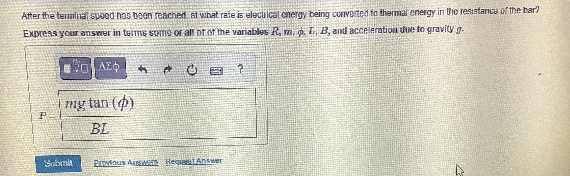 Solved After the terminal speed has been reached, at what | Chegg.com