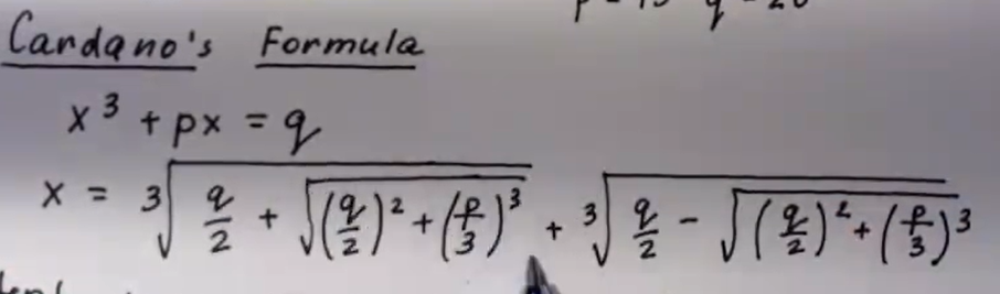 Solved Using Cardan’s formula, obtain one root of each ofthe | Chegg.com