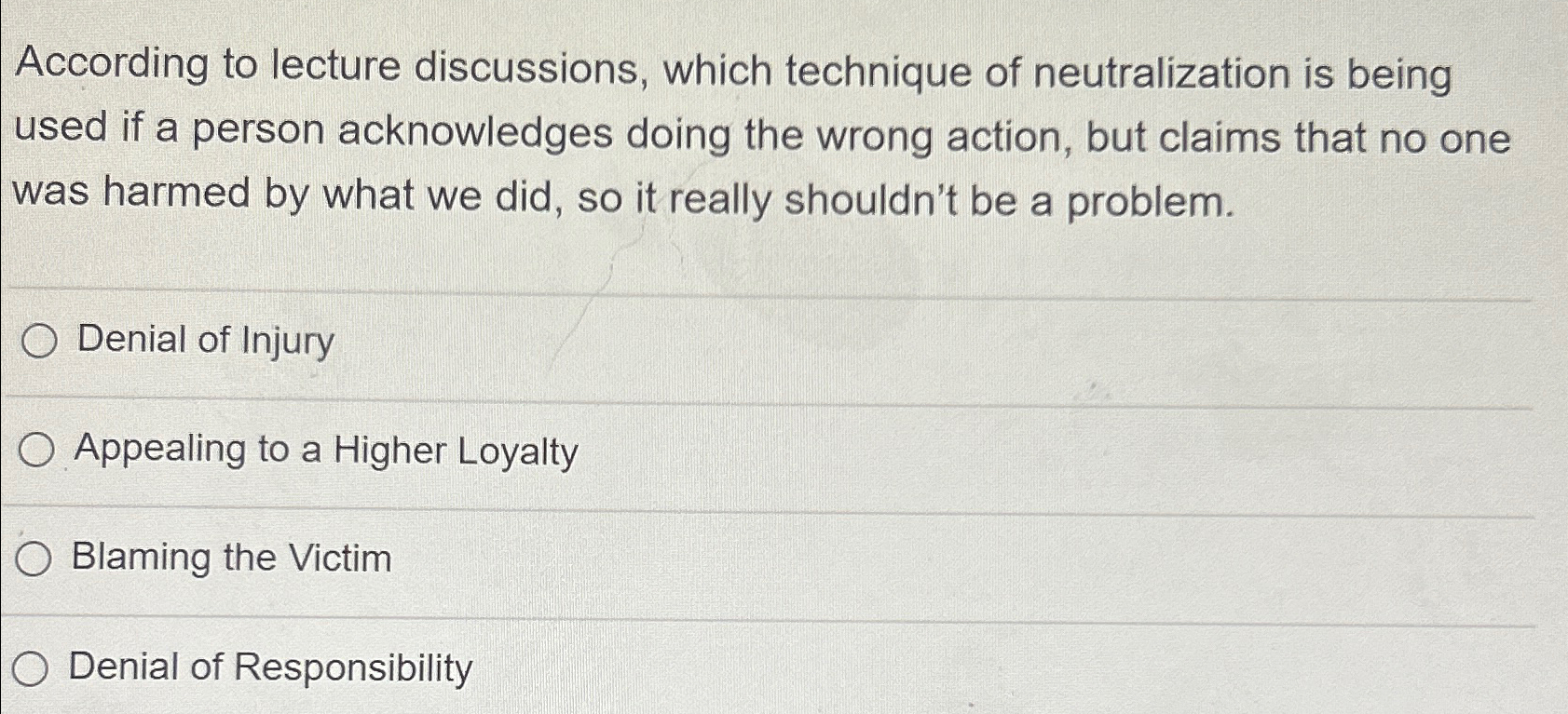 Solved According to lecture discussions, which technique of | Chegg.com