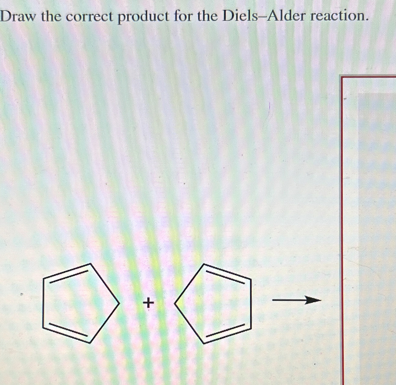Solved Draw the correct product for the Diels-Alder | Chegg.com