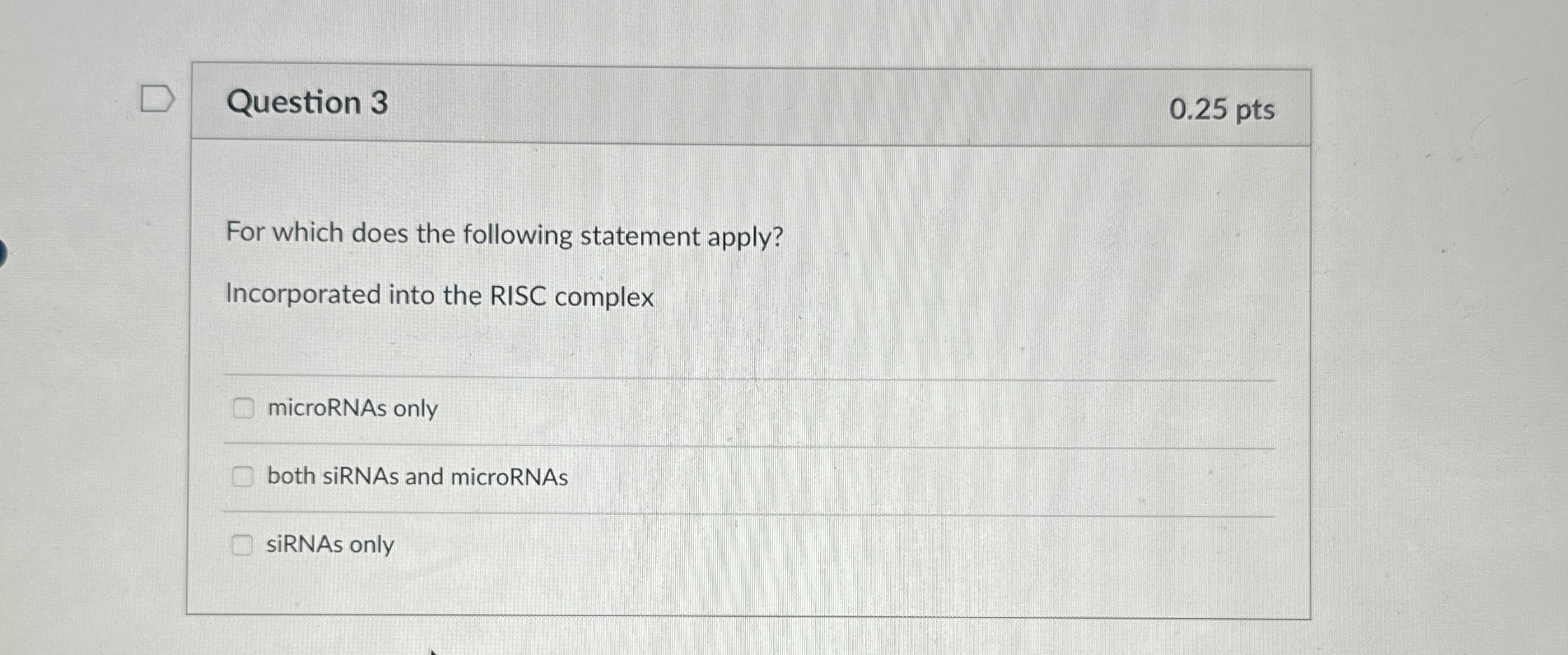 Solved Question 30.25 ﻿ptsFor which does the following | Chegg.com