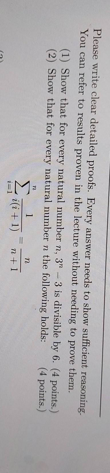 Solved Please write clear detailed proofs. Every answer | Chegg.com
