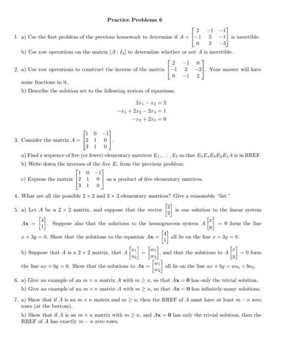 Solved Practice Problems 6 1 1 1 A Use The First 