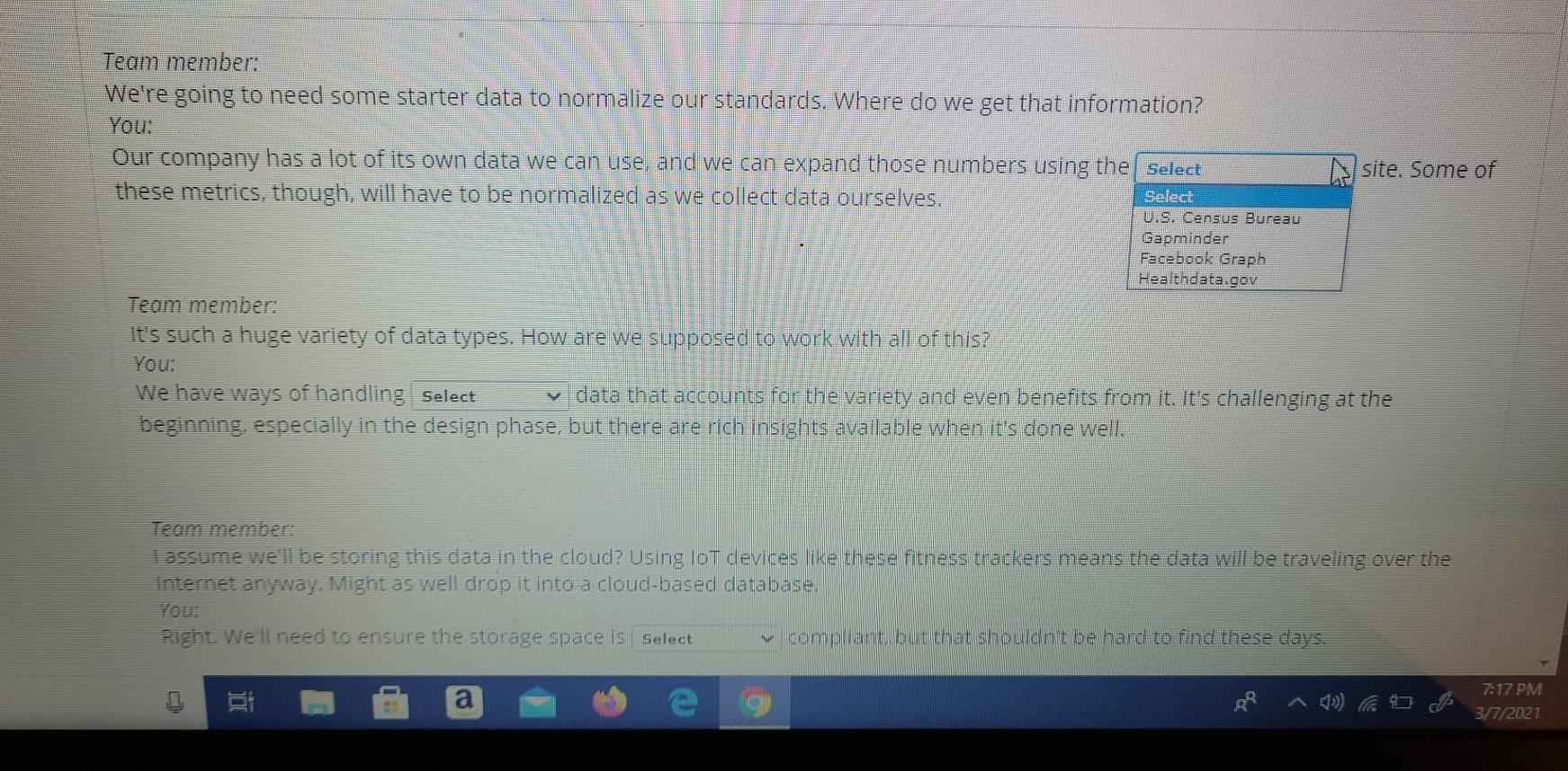 Solved Check My Work Big data collections are so enormous | Chegg.com