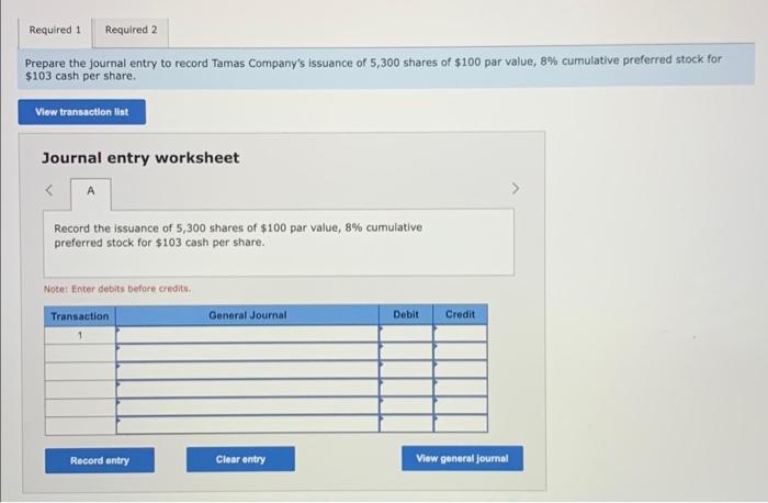 Solved QS 13-11 (Algo) Preferred stock issuance and | Chegg.com