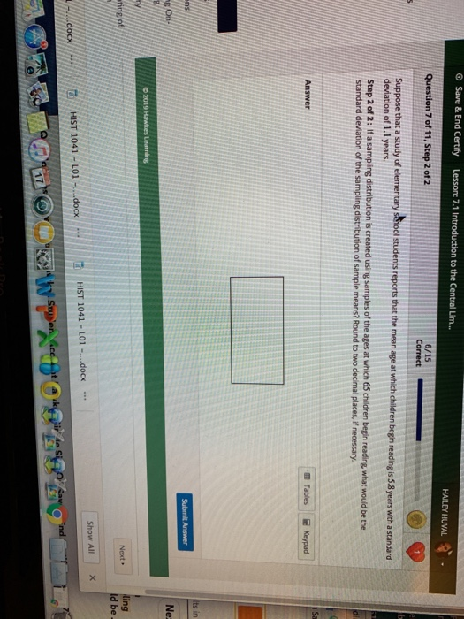 Solved O Save & End Certify Lesson: 7.1 Introduction to the | Chegg.com