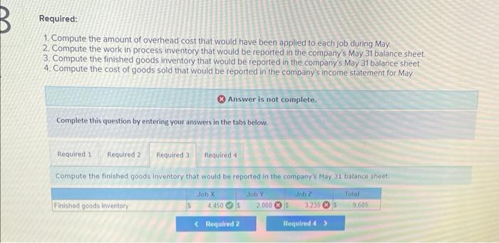 Solved Exercise 3-11 (Algo) Applying Overhead; Calculating | Chegg.com