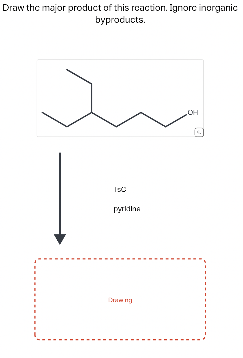 Solved Draw the major product of this reaction. Ignore | Chegg.com