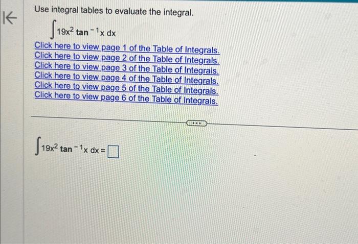 Solved Use integral tables to evaluate the integral. | Chegg.com