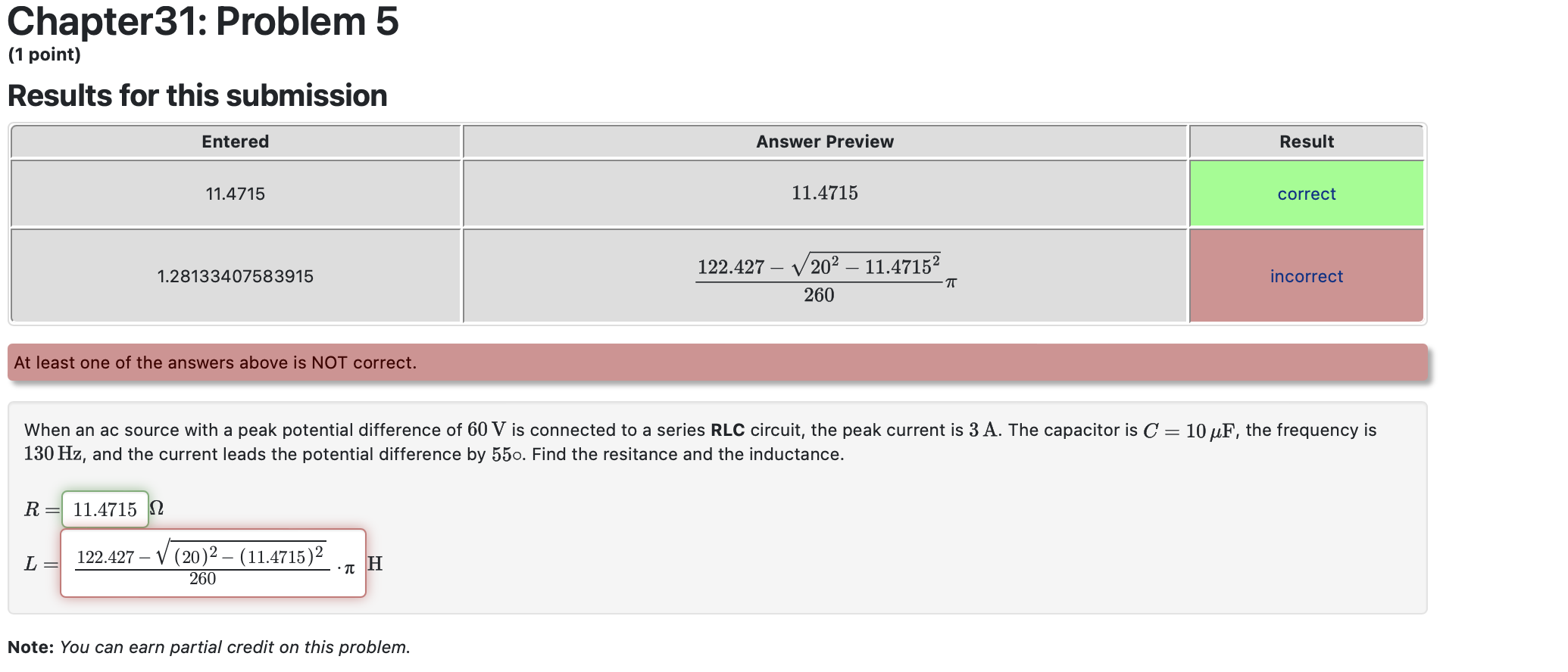 Solved i need help with part b cant get it right somehow | Chegg.com