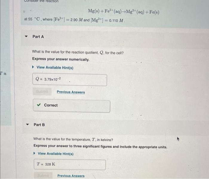 [Solved]: help with c and d please [ mathrm{Mg}( mathrm{s}