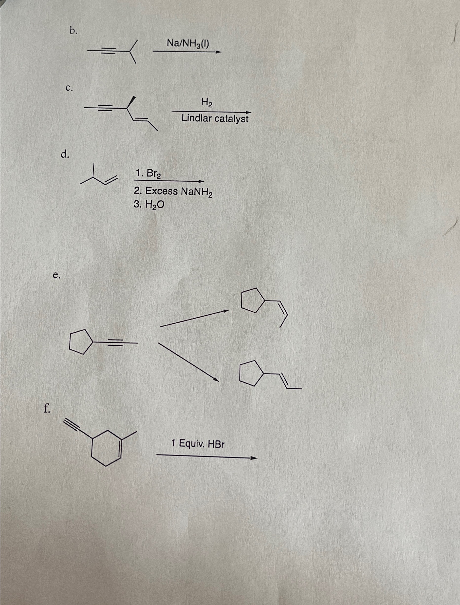 a.) ﻿Provide the missing reagents/ ﻿conditions or | Chegg.com