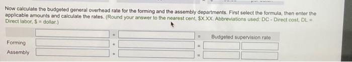 Solved Requirement 1. Calculate the budgeted unit cost of | Chegg.com
