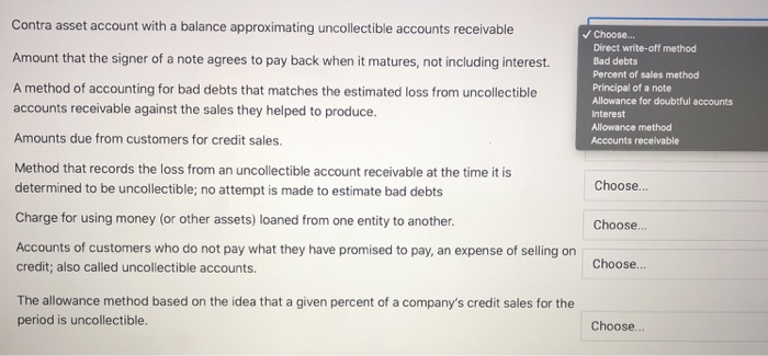 Solved Contra asset account with a balance approximating | Chegg.com