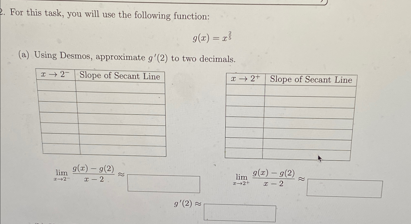 Solved Just need the tables filled out please | Chegg.com