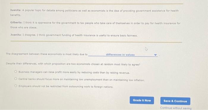 Solved Juanita: A popular topic for debate among polibians | Chegg.com
