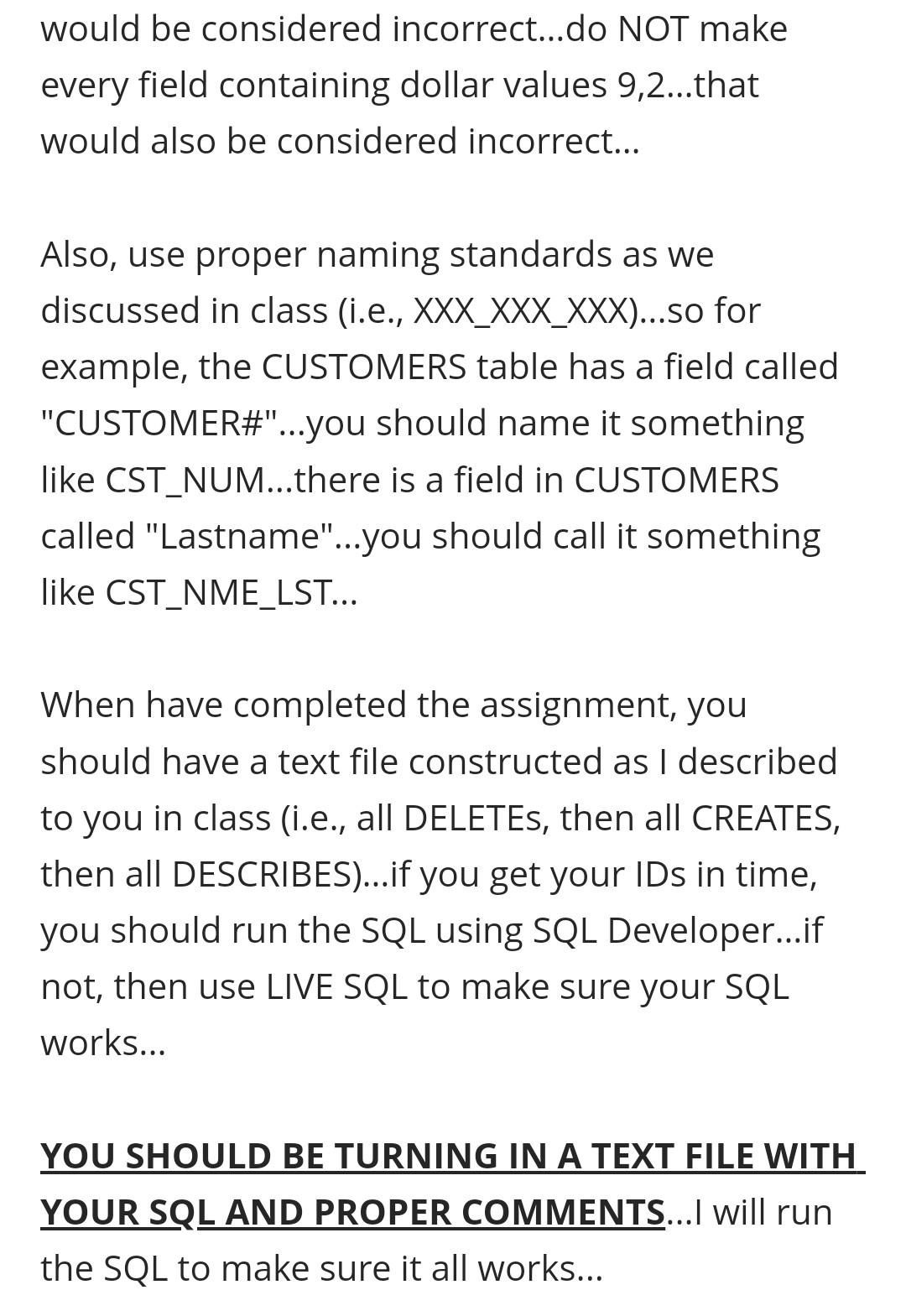For this week, I would like for you to build the SQL | Chegg.com
