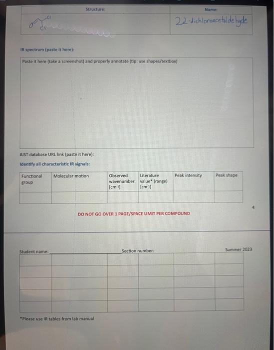 AIST database URL link (paste it here): Identify all | Chegg.com